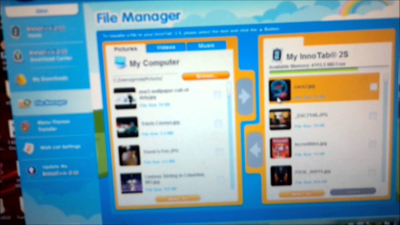 Adding Pictures to the Innotab 2 and Innotab 2s - YouTube