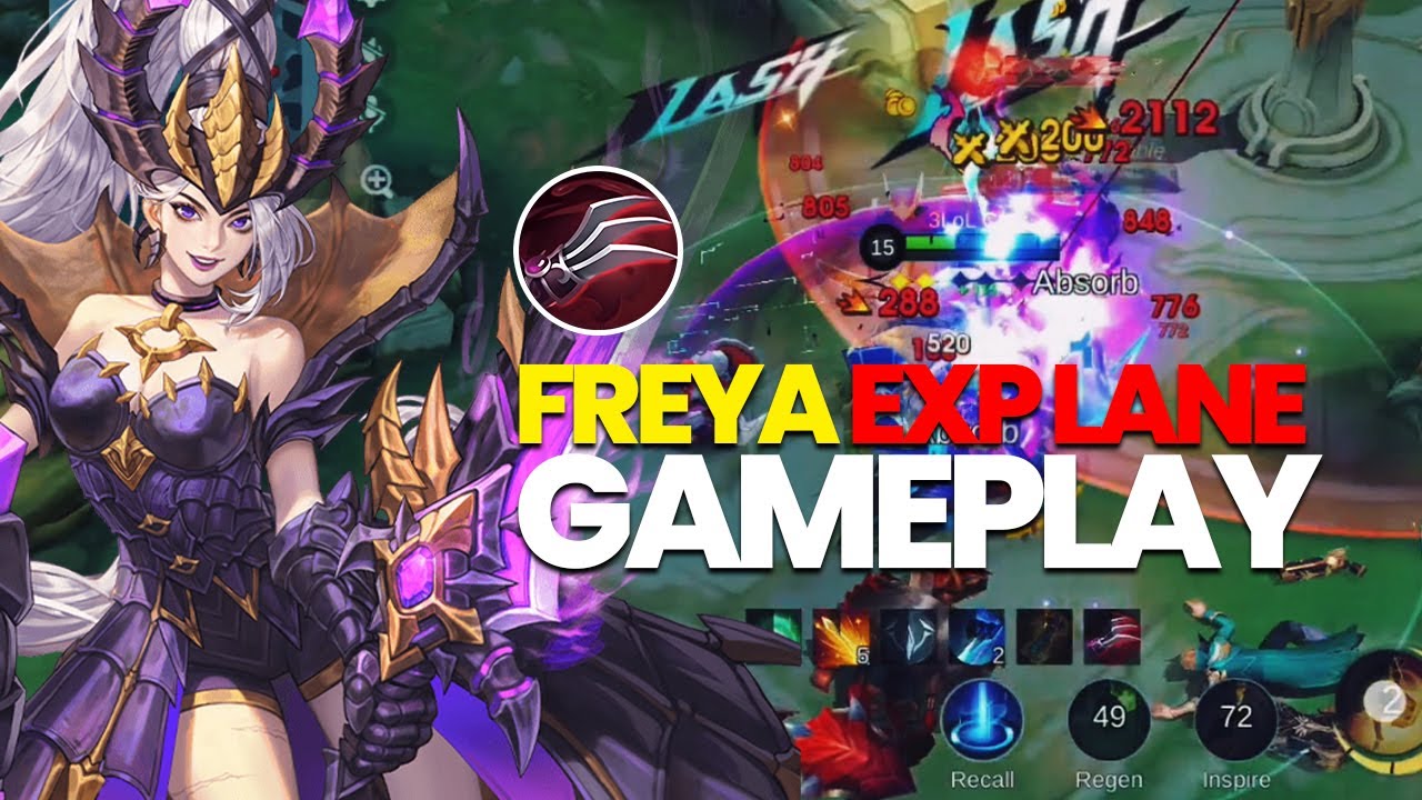 Freya Exp Lane Aggressive Gameplay | KDA 14-1-4 With 1 Maniac - YouTube