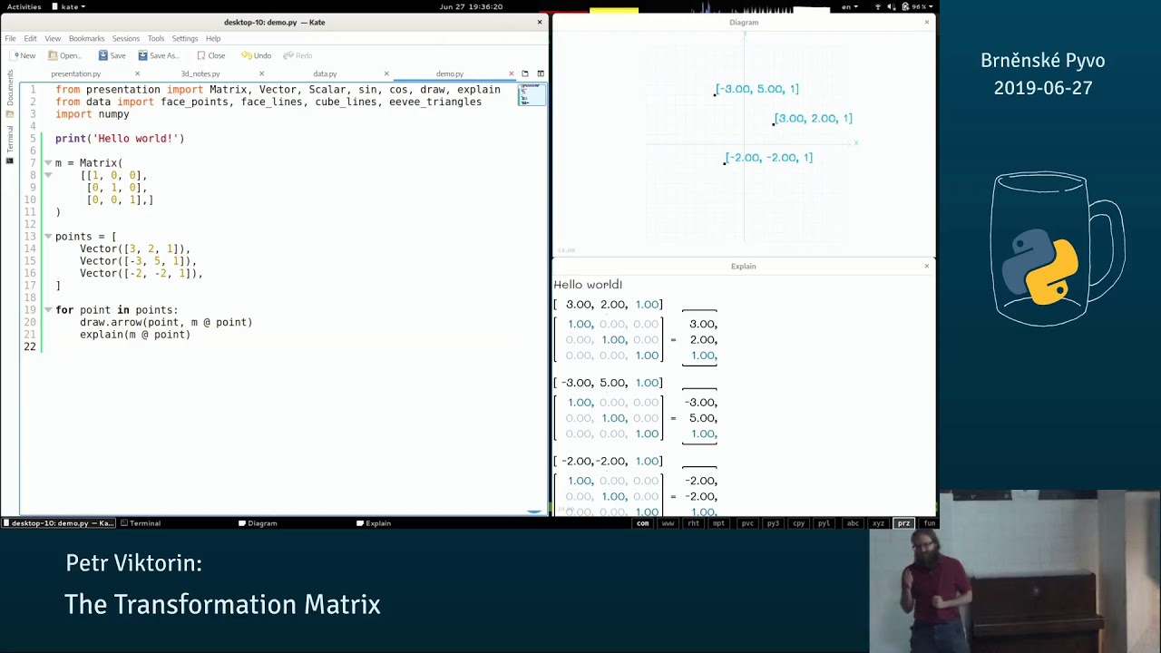 Petr Viktorin – The Transformation Matrix - YouTube