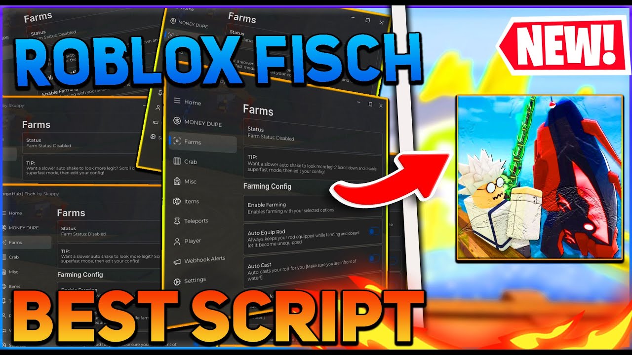 Fisch Script Hack | Fastest Auto Fish + Anti Ban | Inf Money (PC/Mobile ...