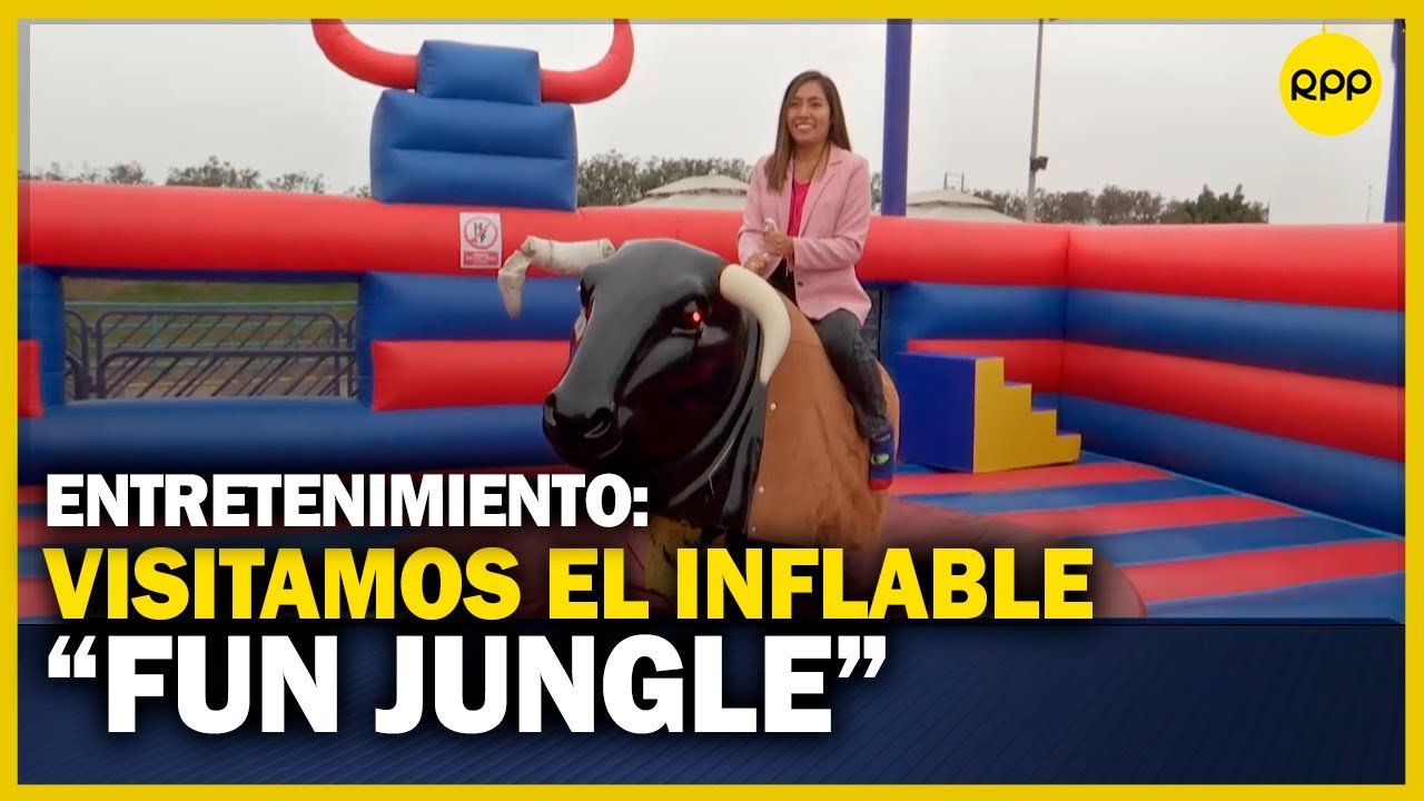 Visitamos el parque inflable "Fun Jungle", en el Parque de las Leyendas ...