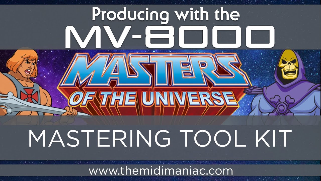 Roland MV-8000: Using the Mastering Tool Kit - YouTube