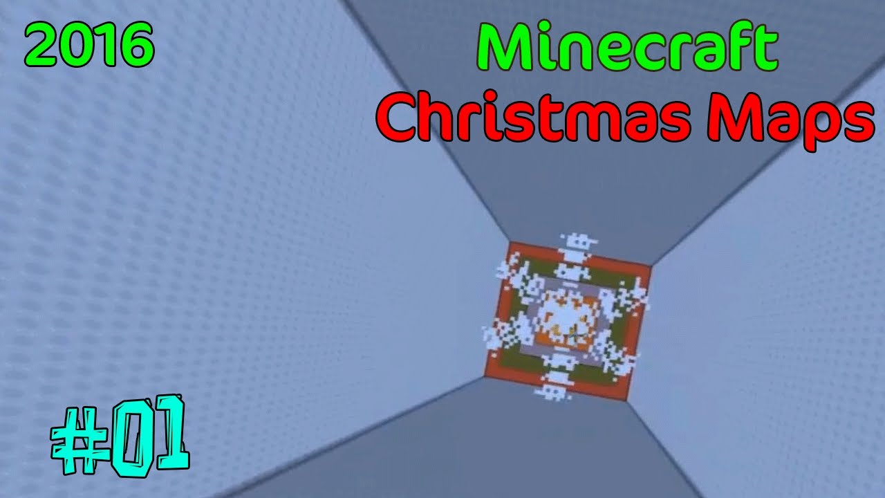 [2016] Minecraft Christmas Maps #1: Snowflake Dropper - YouTube