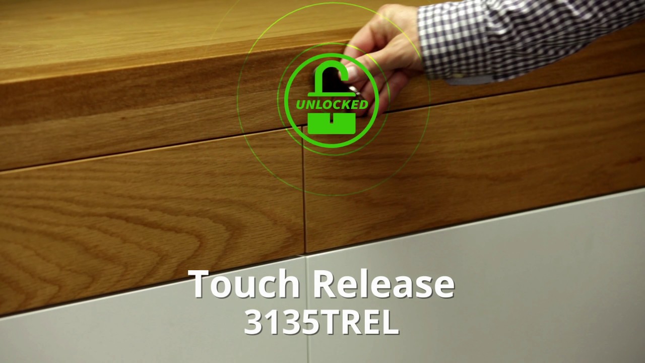 3135TREL | Touch Release Undermount Slide with Electronic Lock ...