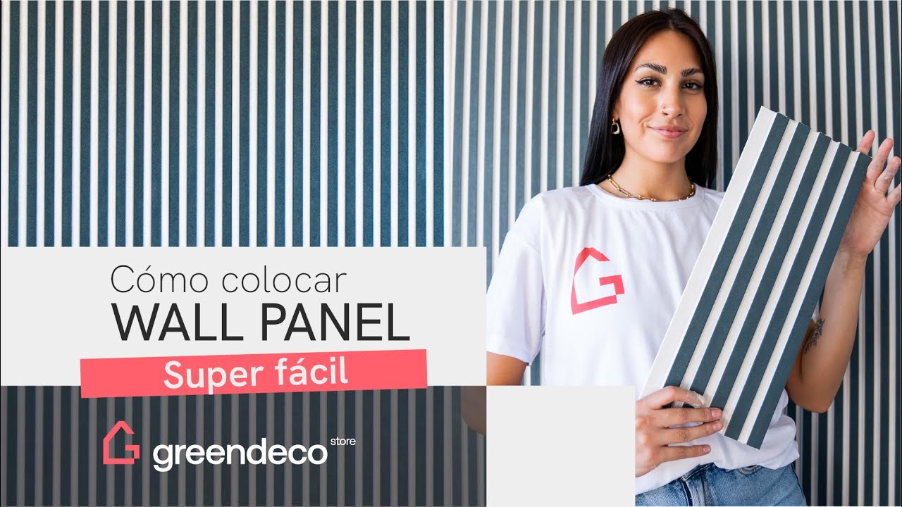Cómo instalar Wall Panel: Tutorial | greendeco - YouTube