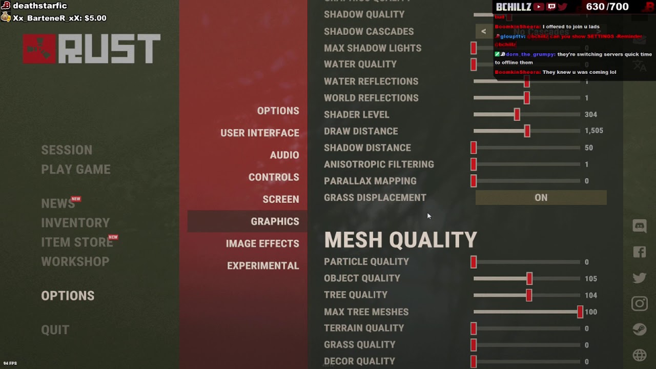 Bchillz Rust Settings #Shorts - YouTube