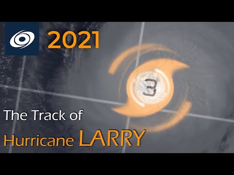 The Track of Hurricane Larry (2021) - YouTube