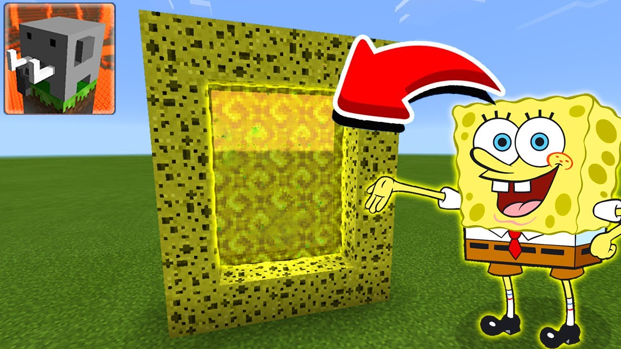 HOW to Make a PORTAL to the SpongeBob in Craftsman - YouTube