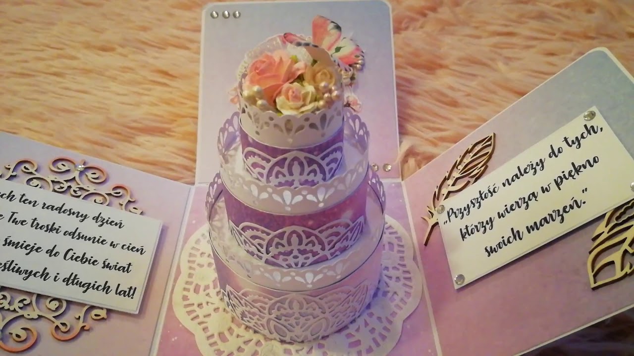 [SCRAPBOOKING] Urodzinowy exploding box - YouTube