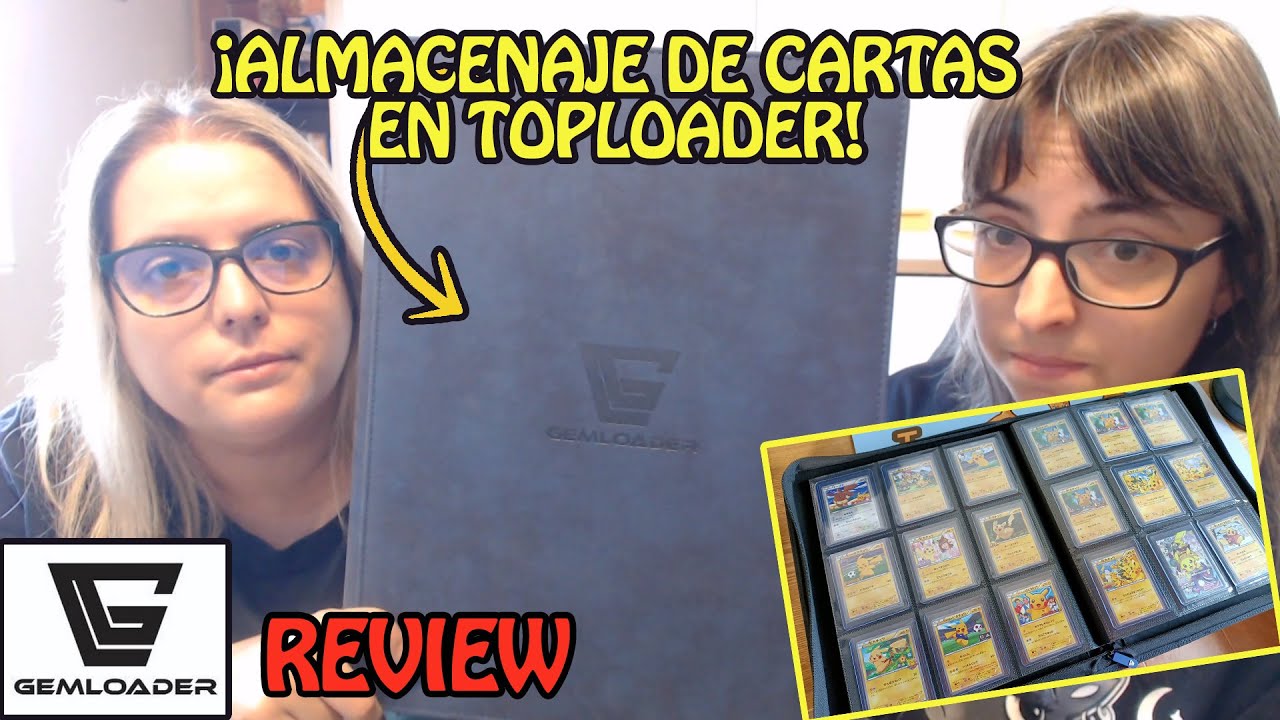 ALMACENAJE Y ÁLBUMES para CARTAS POKEMON en toploader - GEMLOADER - YouTube