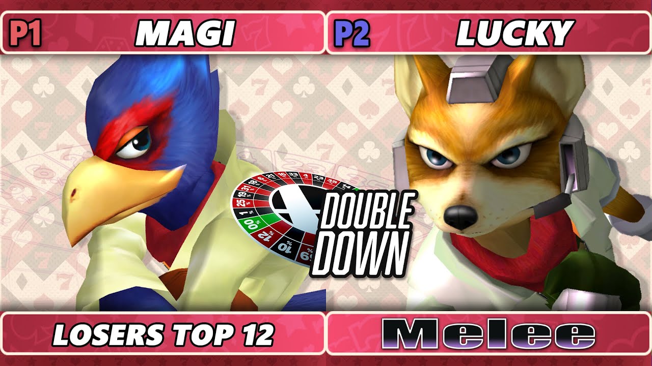 Double Down 2022 Top 12 - Magi (Falco) Vs. Lucky (Fox) SSBM Melee ...