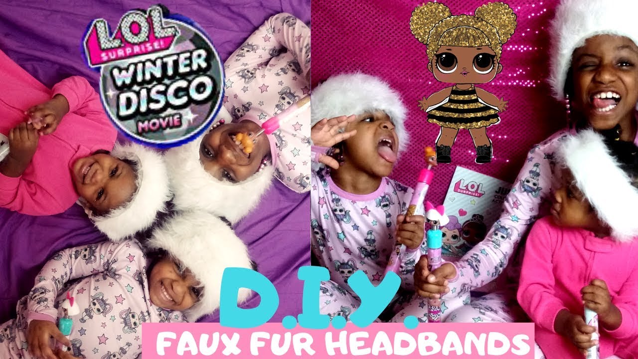 LOL Surprise Doll Inspired Faux Fur Headbands + Ankle Cuffs | D.I.Y ...