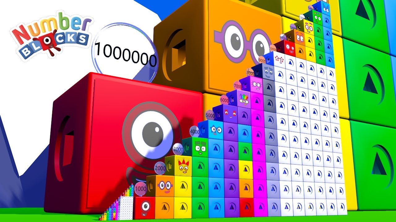 Numberblocks Mathlink Step Squad 1 to 15 vs 15,000 to 15,000,000 ...