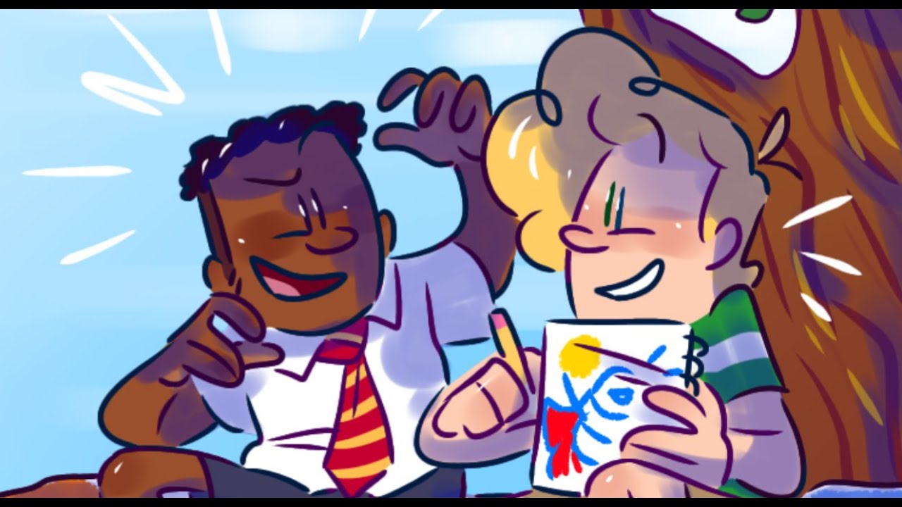 🌳a friend like you💥 - Captain Underpants art timelapse - YouTube
