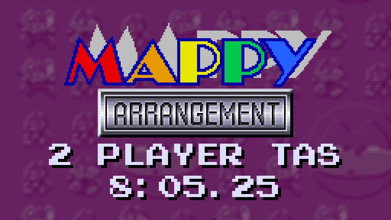 [TAS] Arcade Mappy Arrangement "2 players" in 8:05.25 - YouTube