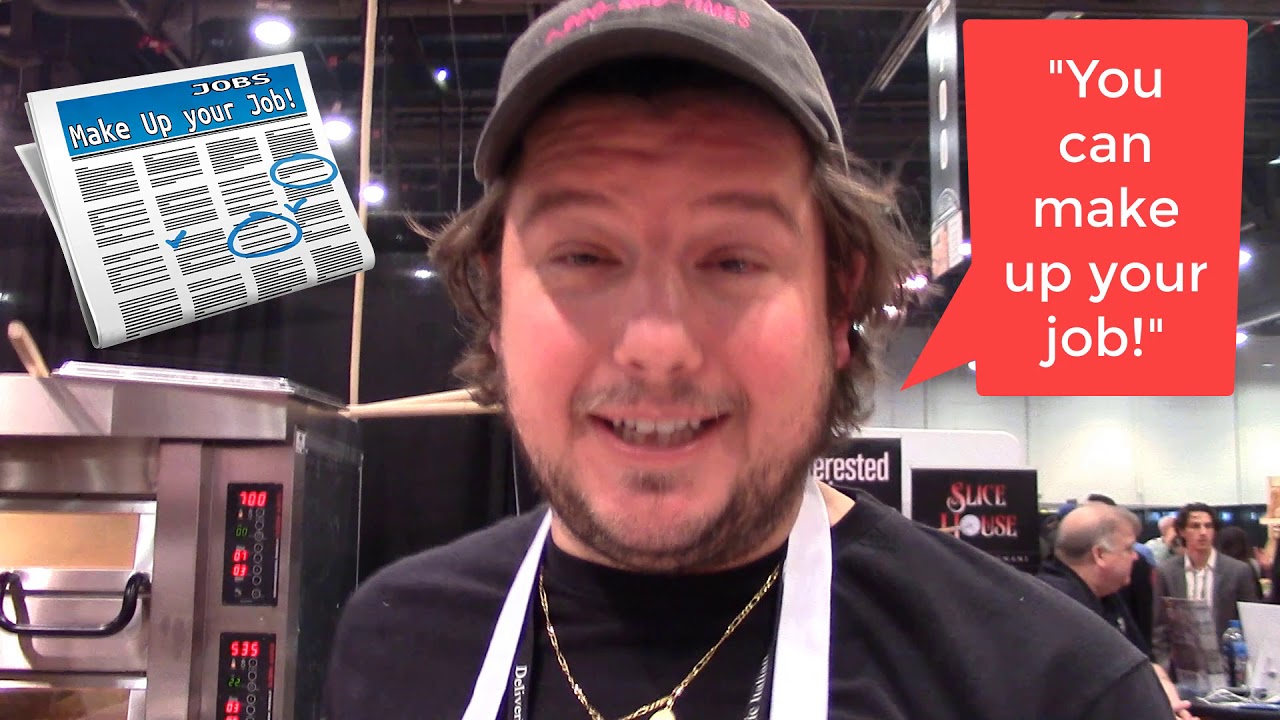 Anthony Falco Makes Pizza, How to Make Up Your Job at Pizza Expo - YouTube