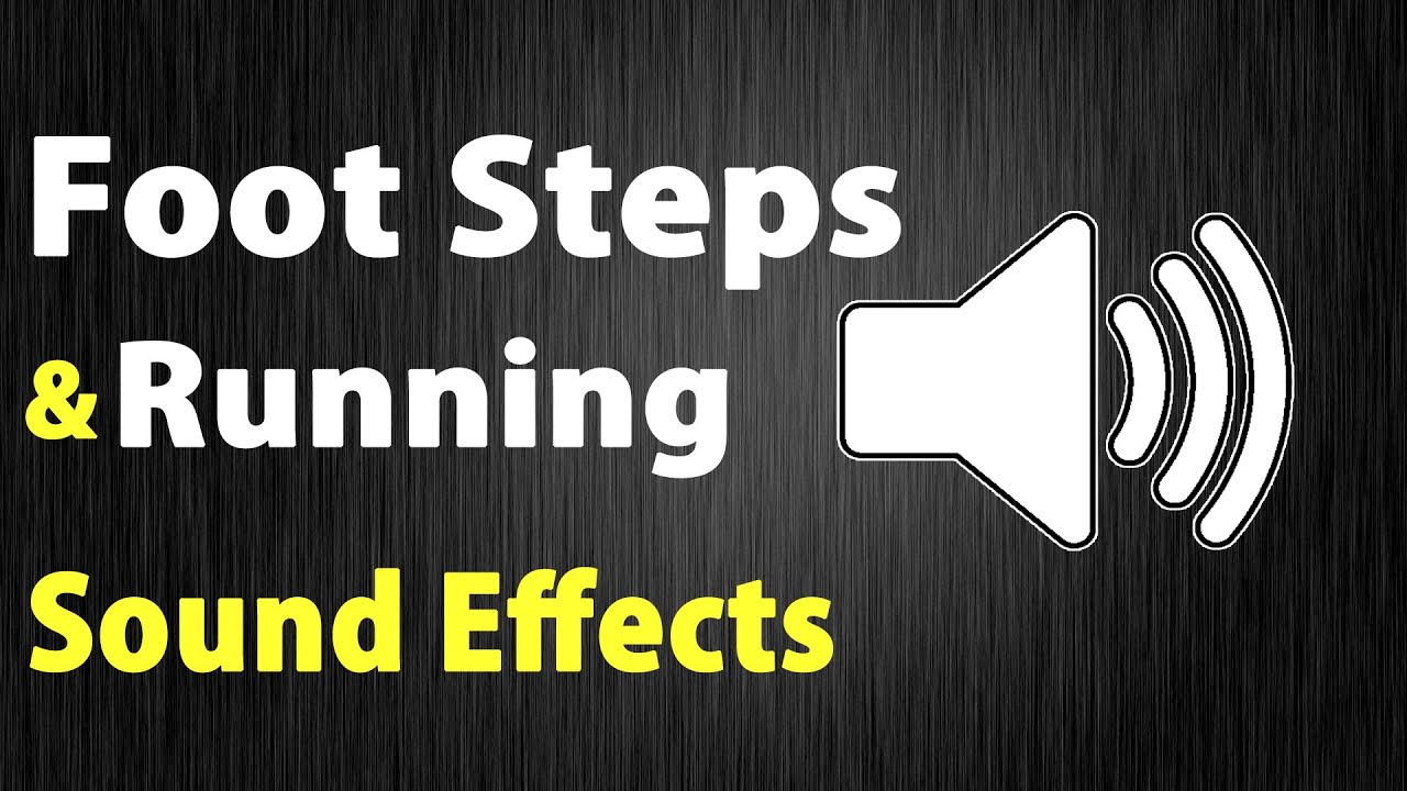 20 Footsteps-Running Sound Effects Every Editor Must Use | Sound ...