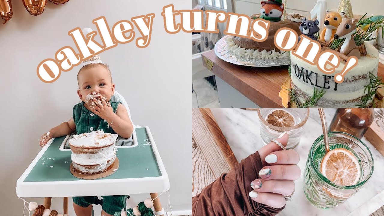 VLOG: Oakley's 1st birthday ♡ baby clothing haul - YouTube