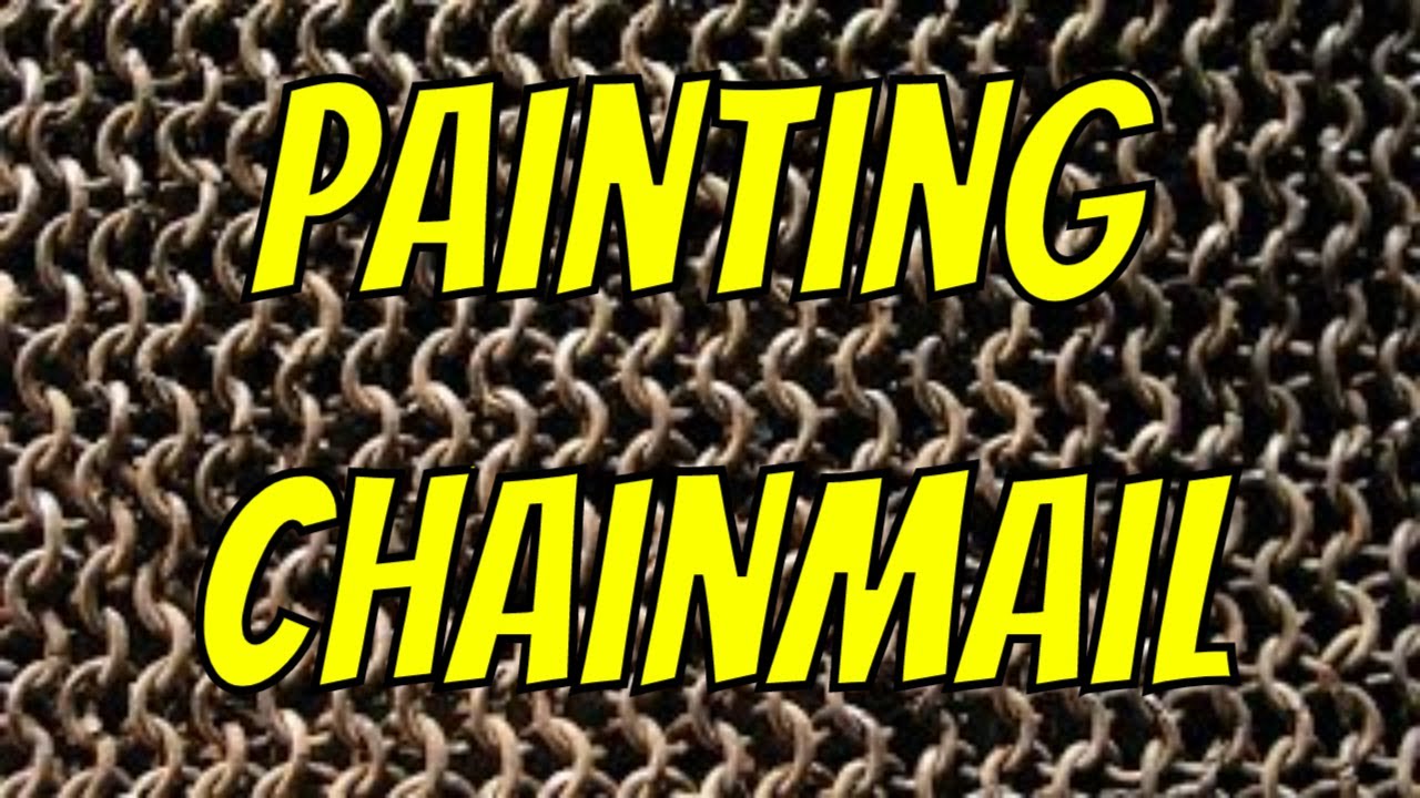 Painting and Assembly Tip 7: Fast way of painting chainmail - YouTube