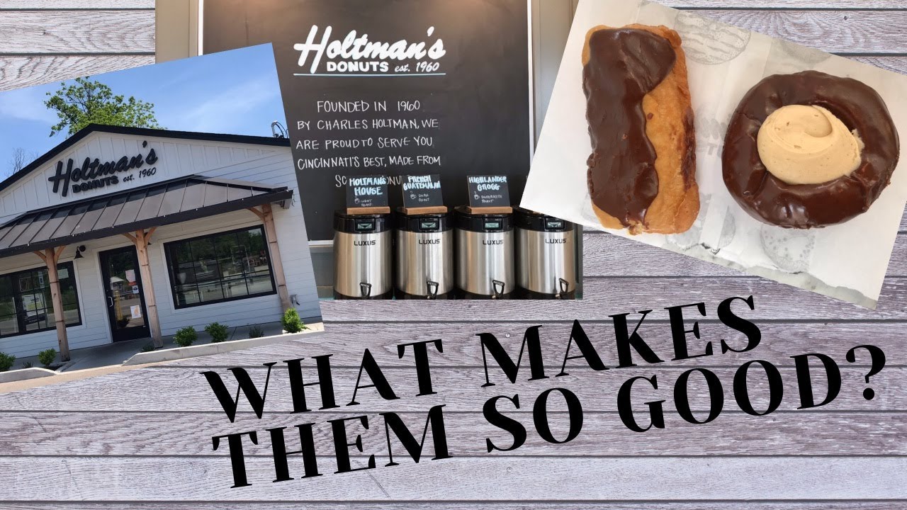 Holtman’s Donut shops are a Cincinnati staple - YouTube