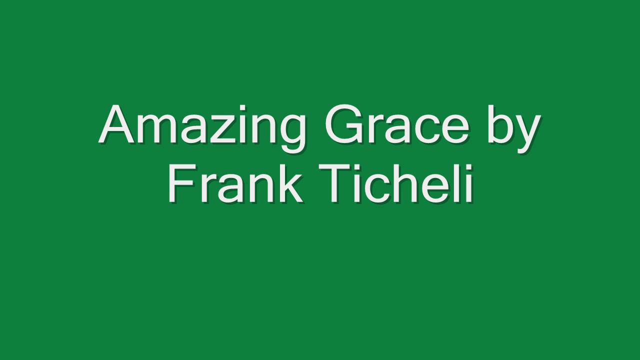 Amazing Grace by Frank Ticheli - YouTube