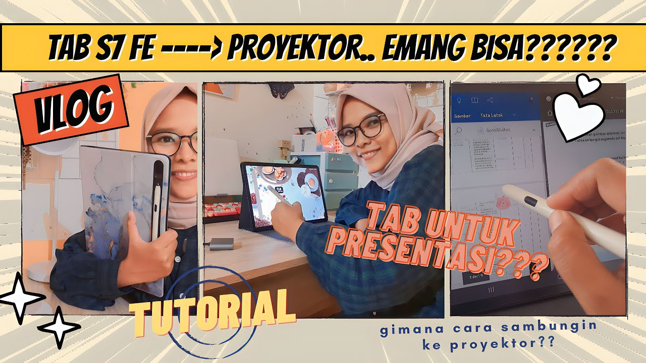 TAB UNTUK PRESENTASI?? EMANG BISA?? TUTORIAL MENGHUBUNGKAN TAB KE PROYEKTOR. | samsung tab s7 fe ...