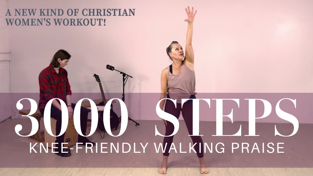 Walking PRAISE workout at home! 3000 Steps // 20 minutes // All levels ...