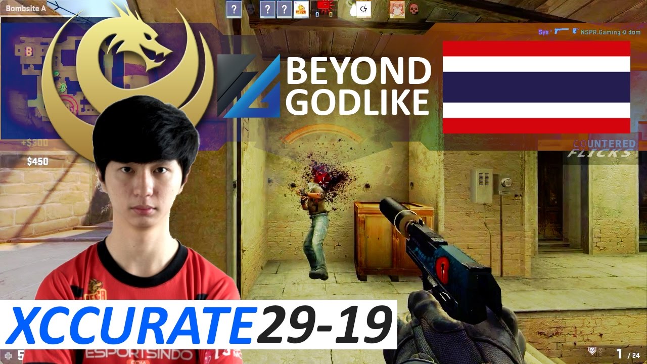 xccurate 29-19 / glassysky vs Recca / Mirage / BeyondGodlike CS:GO SEA ...