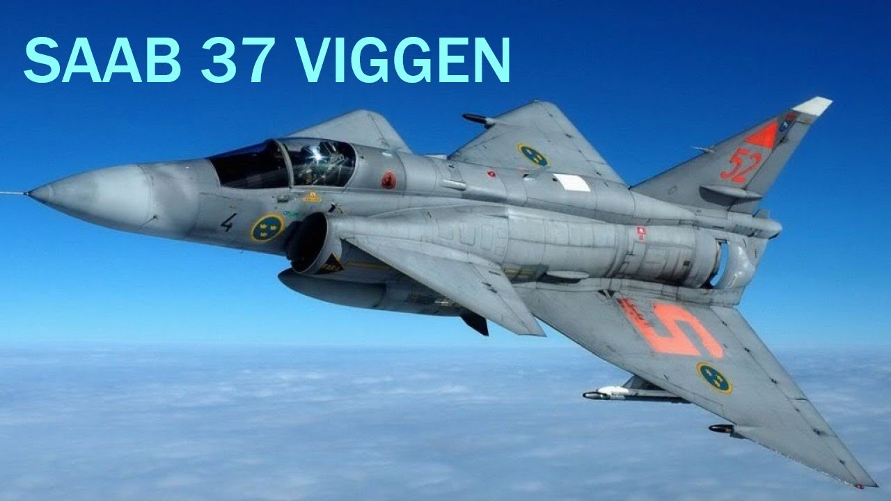 Saab Viggen | Saab 37 Viggen The double Delta wing Swedish Interceptor ...