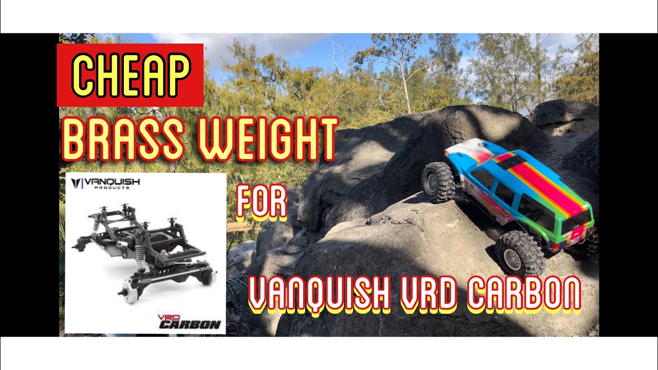 CHEAP Amazon BRASS for VANQUISH VRD CARBON RC Crawler - YouTube