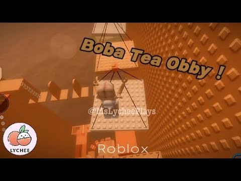 Playing Boba Tea Tower {Obby} in Roblox ! ♥️🌷|MsLycheePlays - YouTube