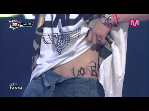 뉴이스트_잠꼬대 (Sleep Talking by NU'EST@Mcountdown 2013.9.5)