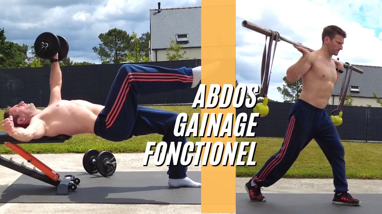abdos gainage fonctionnel - YouTube