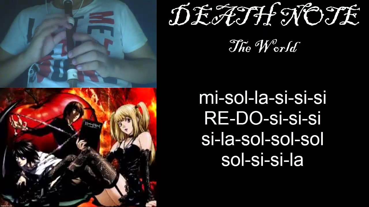 Death note-opening 1 Flauta - YouTube