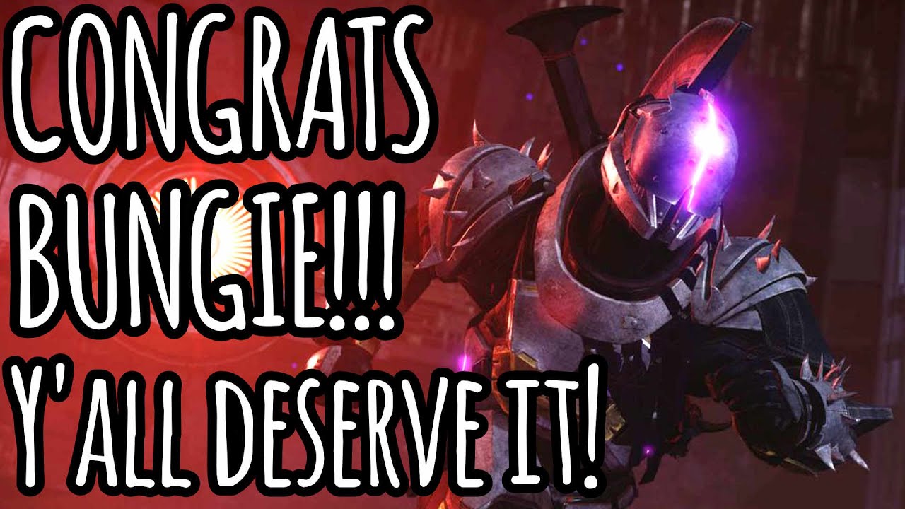 Destiny 2 - Congrats To Bungie For A Job Well Done - YouTube
