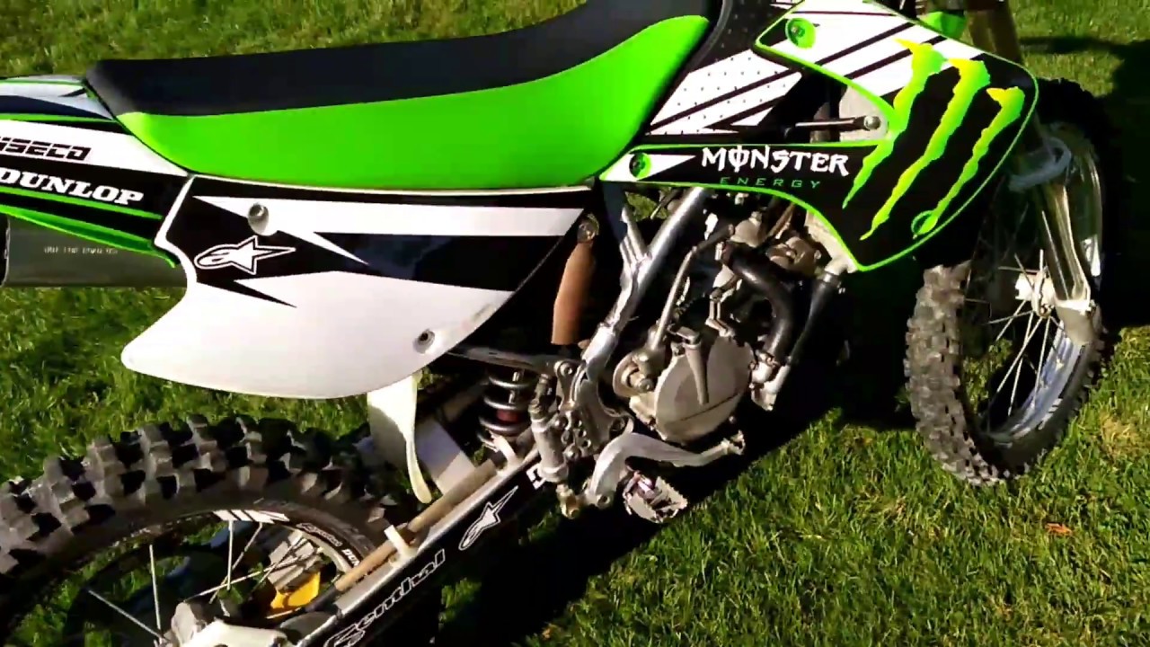 2008 kx100 walk around - YouTube