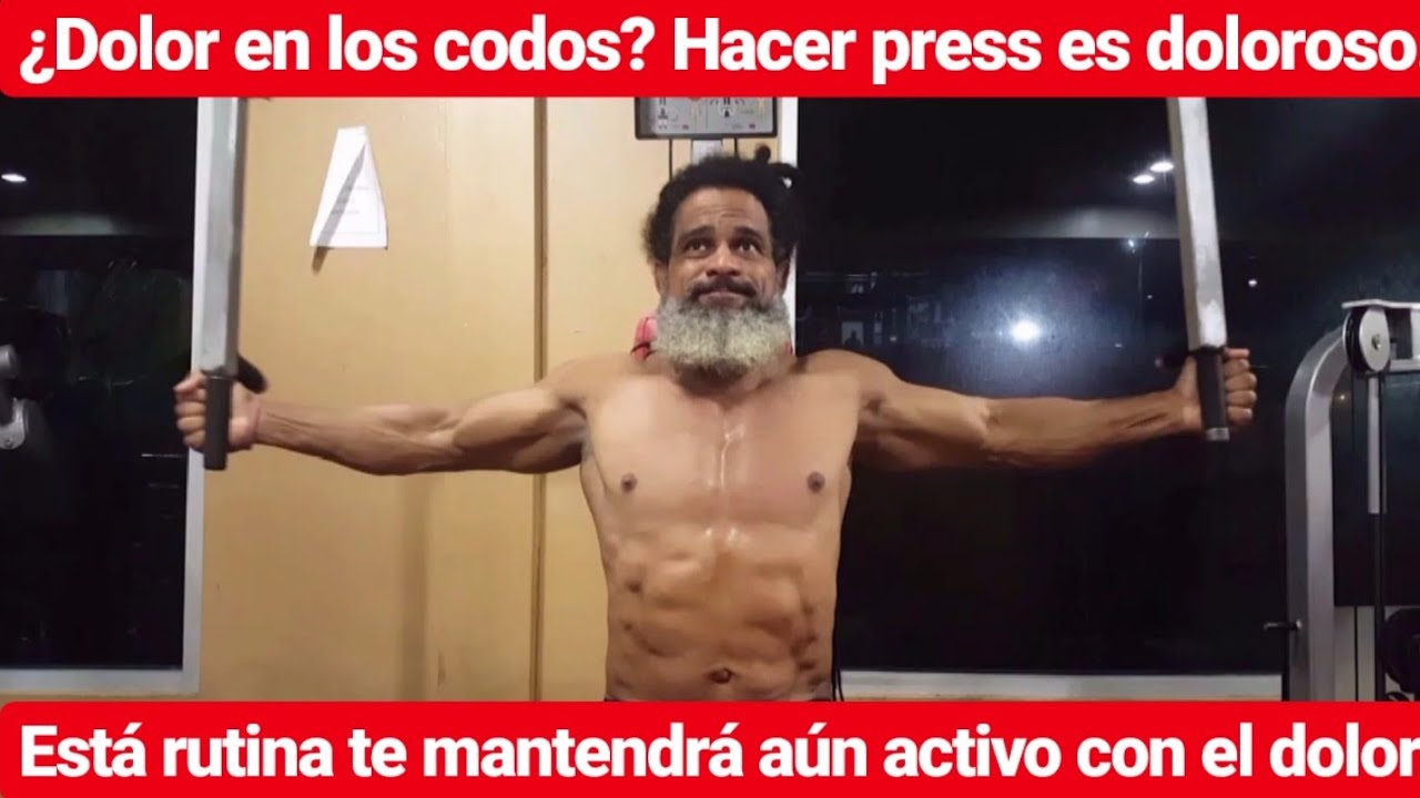 ¿Problema en los codos? Está es la rutina de pecho. - YouTube