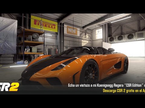 【CSR2】Regera "CSR Edition" (gold) 7.20x WR launch manual , shift & tune ...