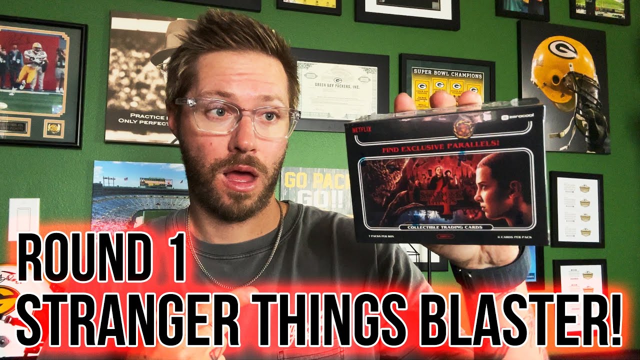 Stranger Things Blaster Box Break! Round 1 - YouTube