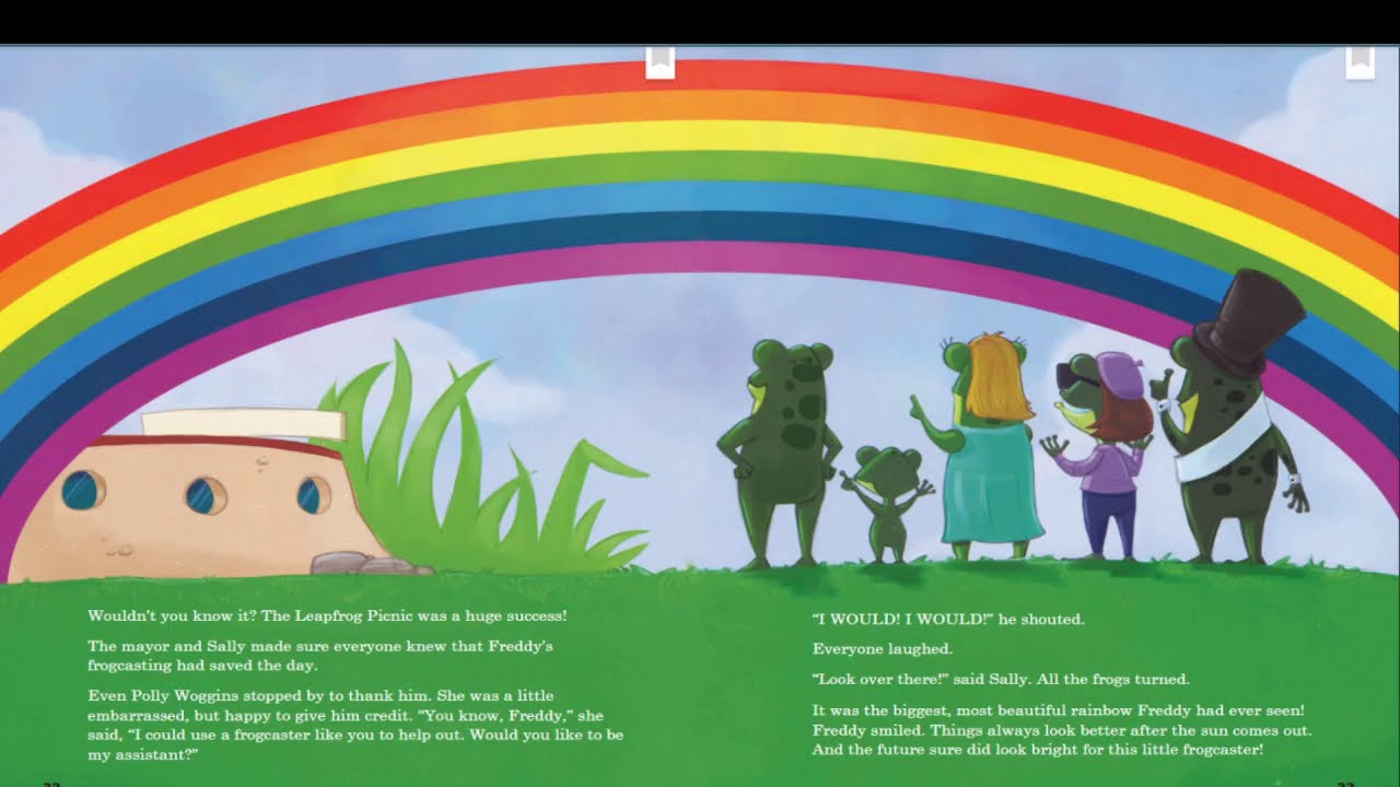 Freddy the FrogCaster Into Reading - YouTube