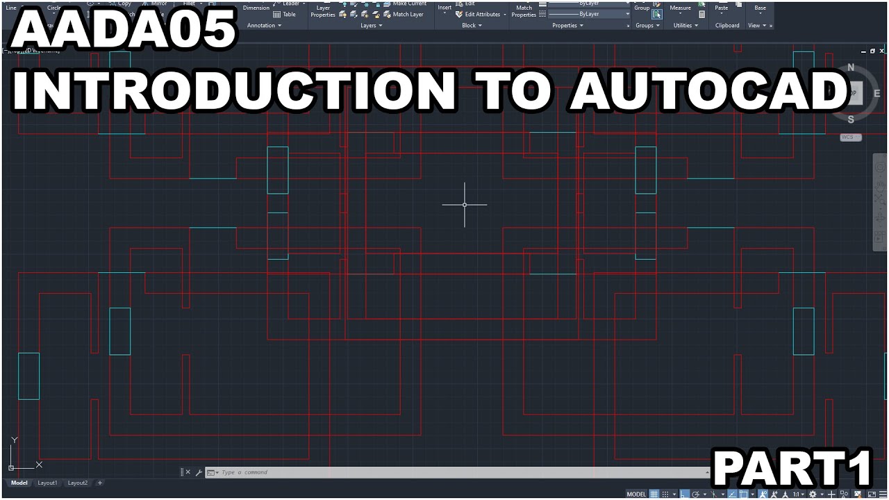 AutoCAD for Beginners - Full course - Part 1 (AADA05) - YouTube