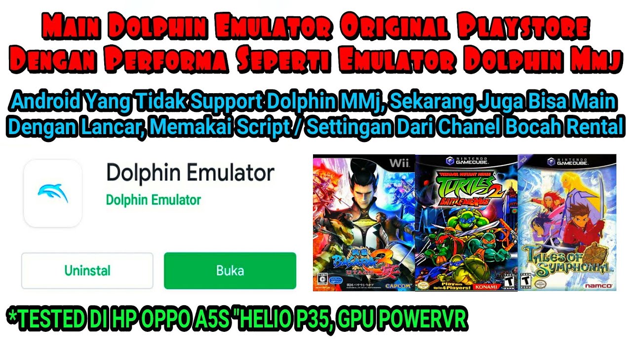 Main Dolphin Emulator Original Playstore Di Android Berchipset Mediatek ...
