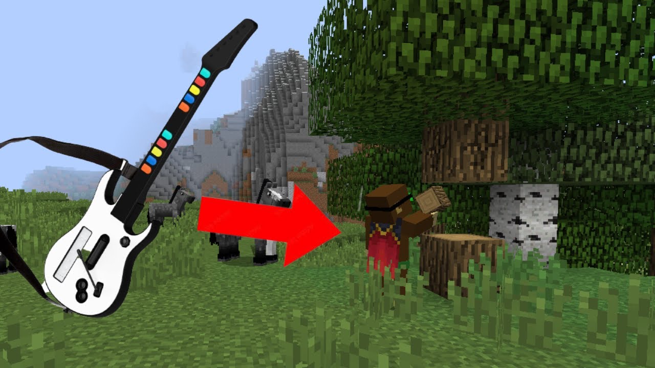 Minecraft, But I'm Playing With A Guitar... - YouTube