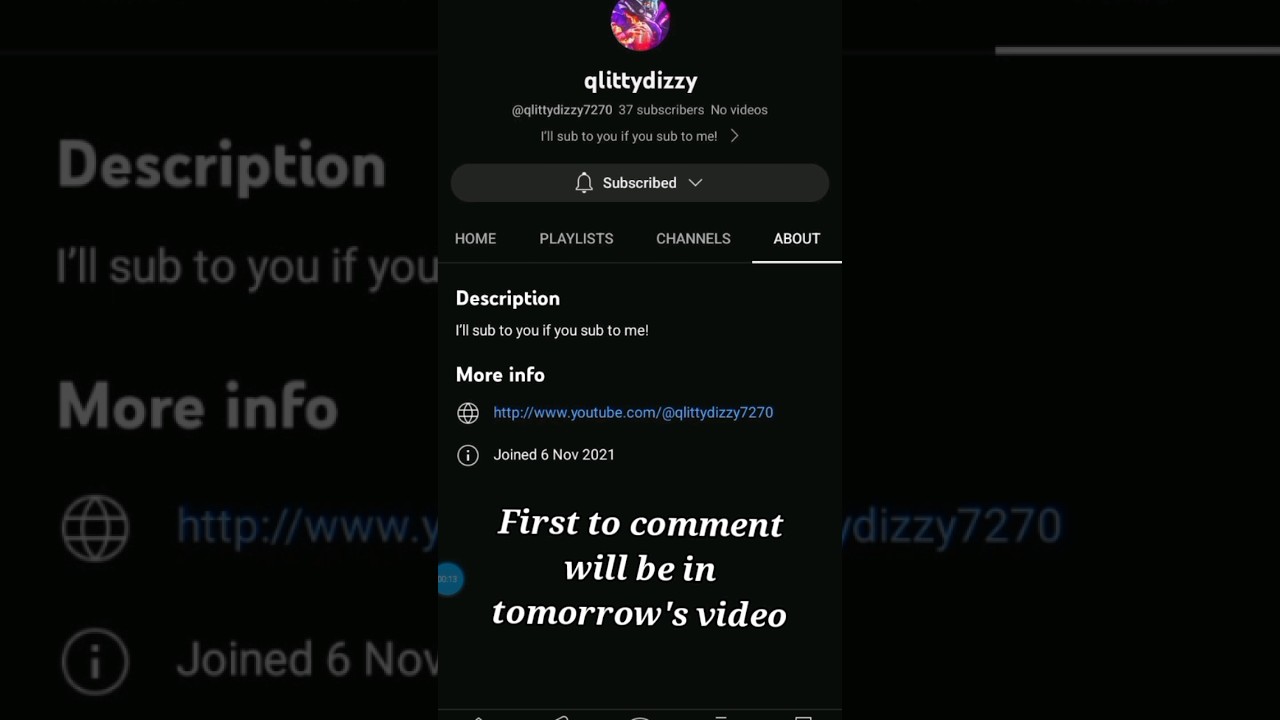 Day 4 of helping small creators (qlitteydizzle edition) #subscribers # ...