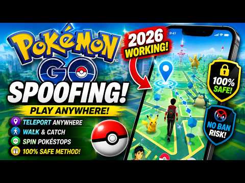 Pokemon GO Spoofing iOS & Android - UPDATED Spoofing Pokemon GO 2026 with Joystick, Teleport