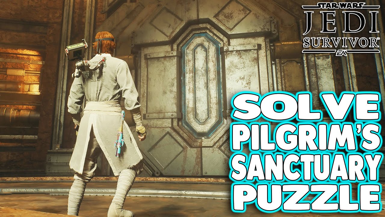 Star Wars : Jedi Survivor - How to SOLVE DOOR PUZZLE in Pilgrim's Sanctuary - YouTube