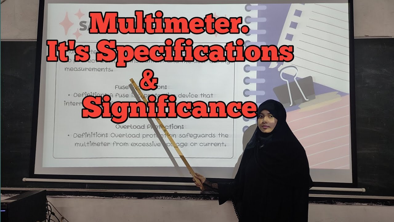 Specifications and Significance of a Multimeter// Group 5. - YouTube