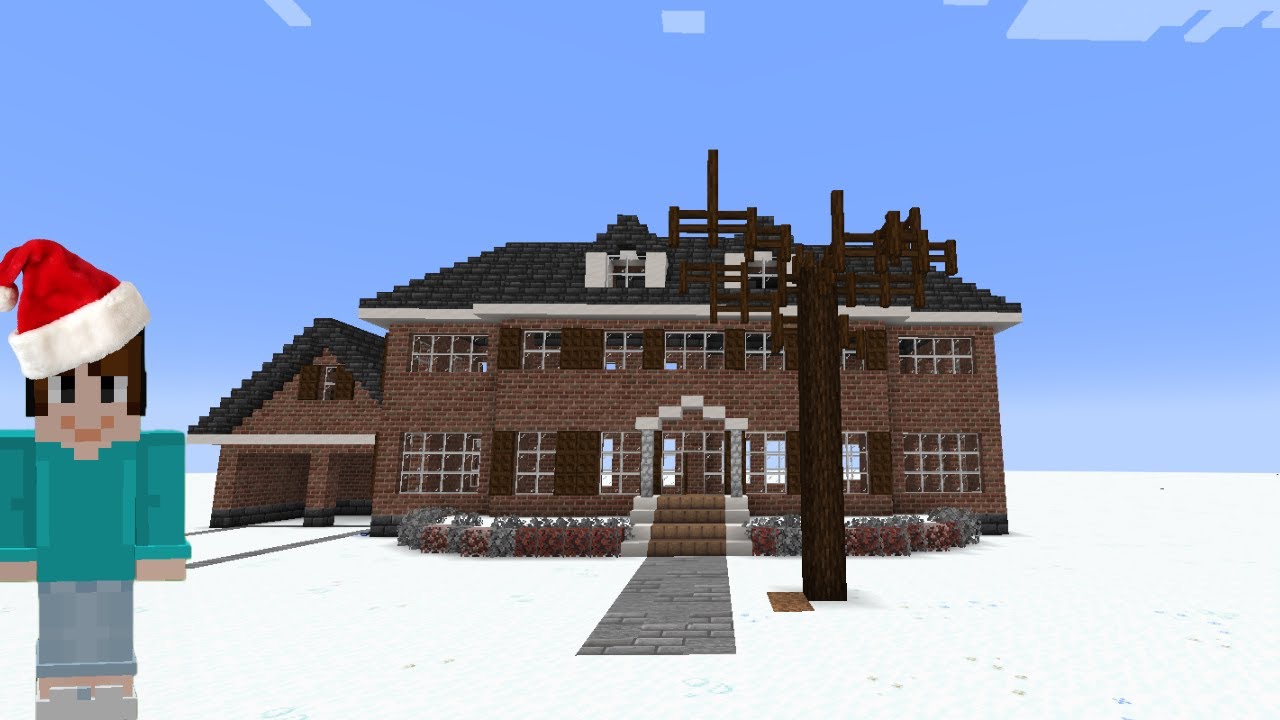 How to build the Home Alone house in Minecraft - YouTube