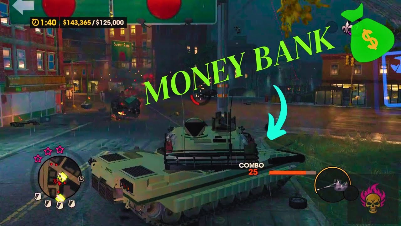 THAT! Tank is a Money Bank? | Saints Row: The Third - Gameplay PART (IV ...