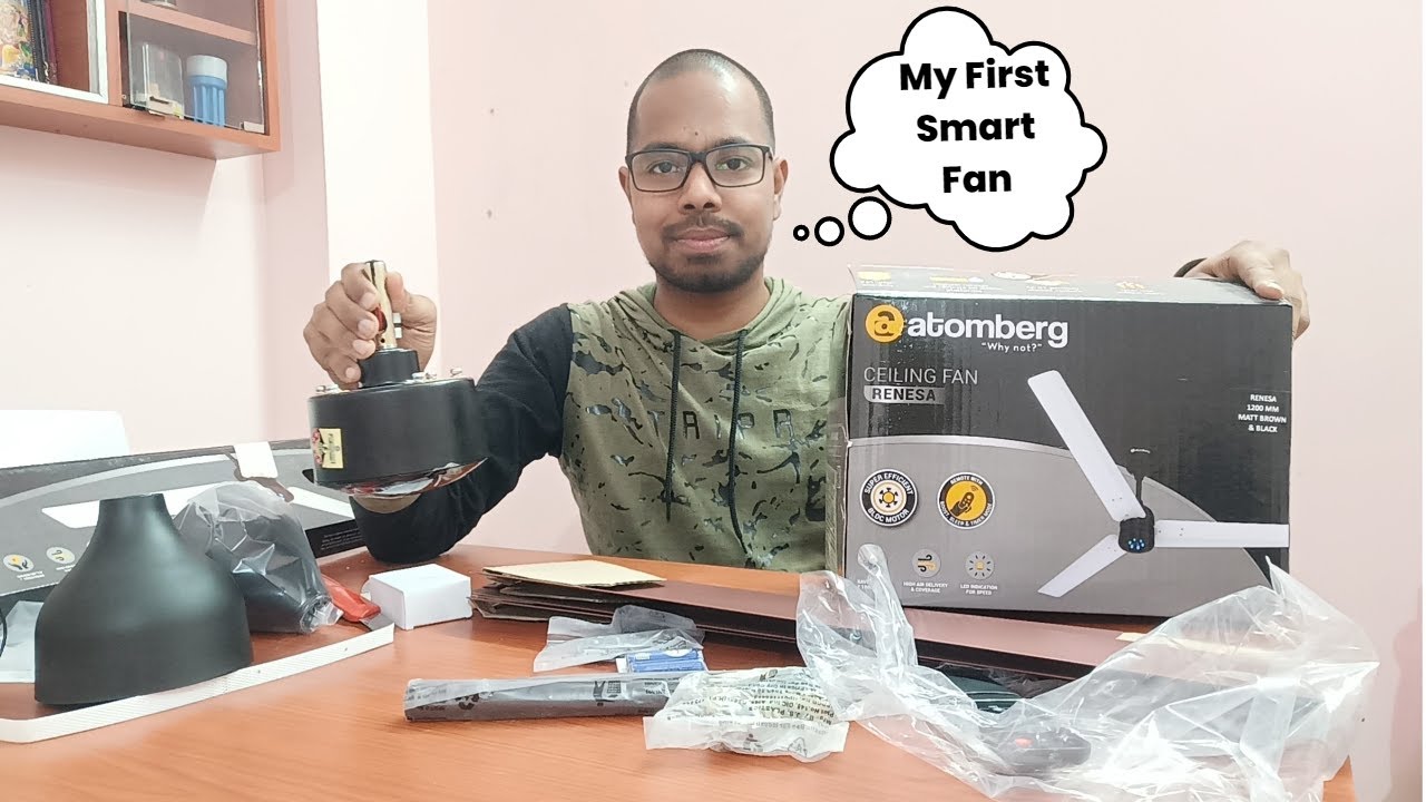 Atomberg BLDC Fan Unboxing & Review | Best BLDC Fan with Remote ...